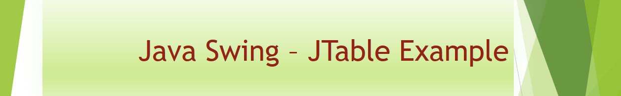 Java Swing Program To Generate Jtable With Add Delete And Update