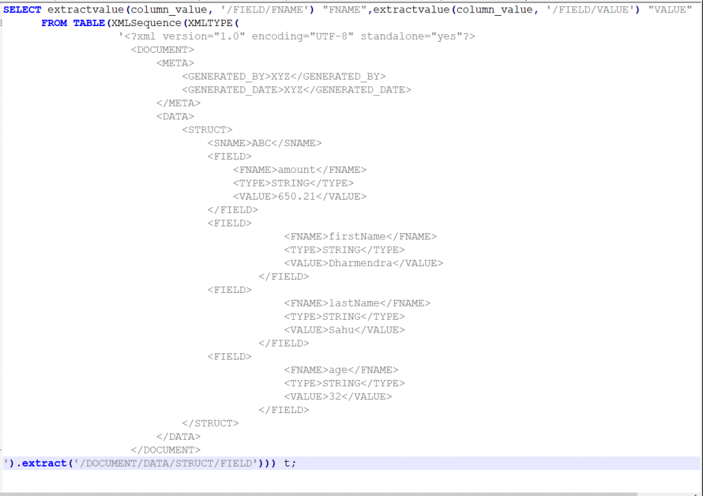 Read Xml Data Attribute Value From The Database Through Sql Query Knowledgewala