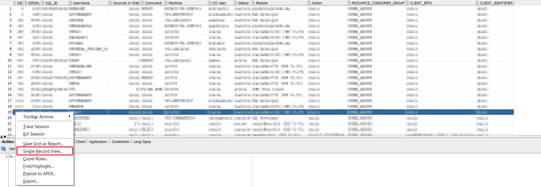 Oracle SQL Developer – Monitor Sessions – Knowledgewala